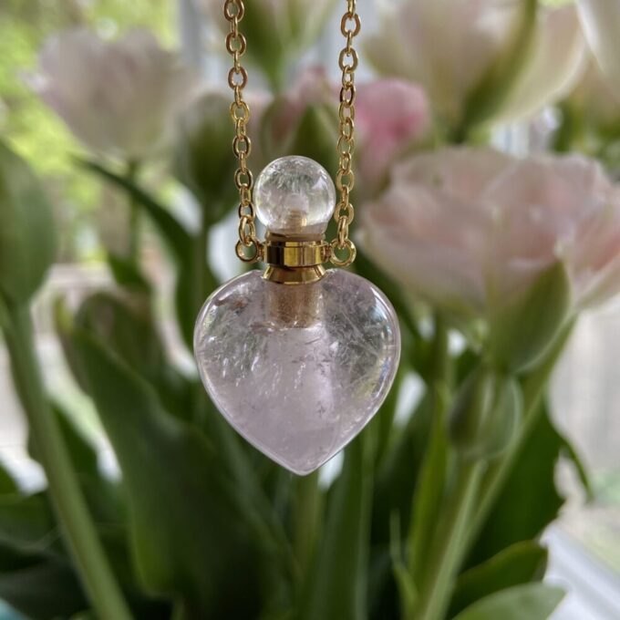 Purple Crystal Heart | Always and Forever